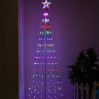 China 1.8M IP44 RGB LED Star Christmas Tree Lights String for Halloween Holiday Decoration for sale