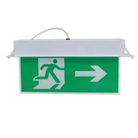 China NO Dimmer Support 3W Fire LED Emergency Light with 42 Hours Charging Aluminium Exit Indicator for sale