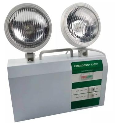 China Customized Professional 6W Double Head Exit Left Right Control Emergency Twin Spot Lights for sale