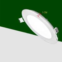 China LED Light Source 6W Ultra-Thin Round Shape Panel Light Ideal for Home or Office 3000K for sale