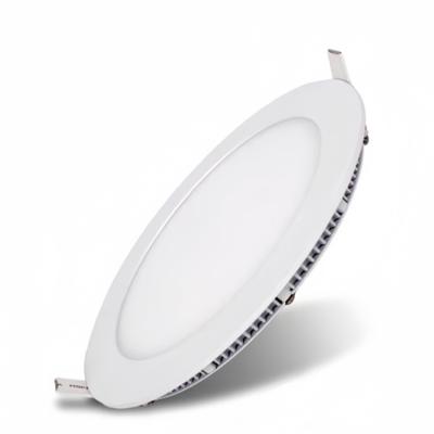 China Round 6W Ultra-Thin LED Panel Light for Home or Office in 3000K CRI 70 Modern Design for sale