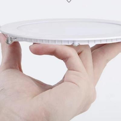 China Ultra-Thin 6W LED Panel Light for Home Office 300lm Luminous Flux Non Isolated Drive for sale