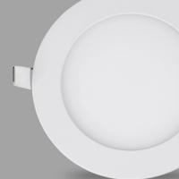 China Lamp Body Material Aluminum Alloy Modern 12W Ultra-Thin LED Panel for Home Office for sale