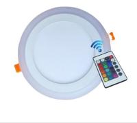 China High CRI Ra 80 Round Aluminum Body Dual Color Panel Light for Home/Living Room/Hotel for sale