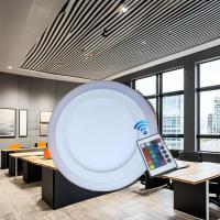 China 6 3W Embedded RGB LED Panel Light in Round Shape with Aluminum Body and Modern Design for sale