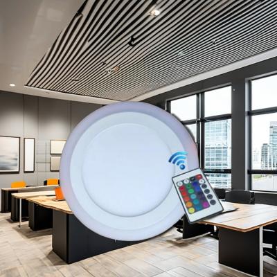 China 6 3W Embedded RGB LED Panel Light in Round Shape with Aluminum Body and Modern Design for sale