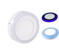 China 2 color 6 3W Surface Mounted double color Circular Led Panel Perfect Lighting Solution for sale