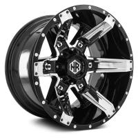 China Truck wheels F250 black rims for chevy silverado for sale
