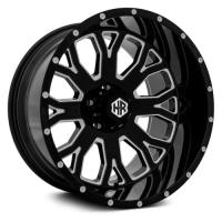 China Aluminum truck rims 26x14 off road wheels for sale