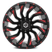 China Black 4x4 rims off road truck wheels for sale