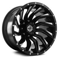 China Black 4x4 rims off road truck wheels for sale