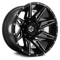 China Ford F150 Black Milled rims RAM 2500 wheels for sale
