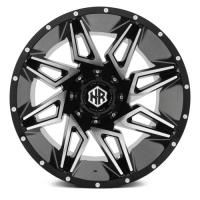 China Ford F150 Black Milled rims RAM 2500 wheels for sale