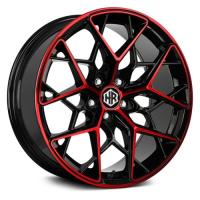 China Alloy wheels aftermarket rims Silver brushed concave design for sale