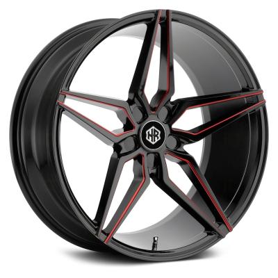 China 20 inch deep concave wheel 5 lugs rims for sale