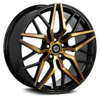 China 22 inch alloy wheels 5 lug rims black for sale