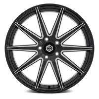 China 20 22 Staggered custom wheels black milling rims for sale