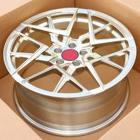 China Frozen gold wheels chrome rims for bmw 3-series for sale