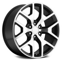 China GMC Forged replica wheels black machined SIERRA rim for sale