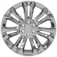 China 24 Seven split spoke Black GMC Replica rim for sale