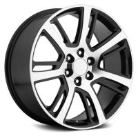China CADILLAC ESCALADE RIMS ESV TAHOE WHEELS BLACK MACHINED for sale