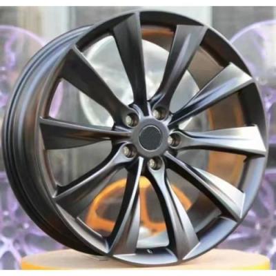 China Tesla Model X Replica Wheels Forged Black Rims for sale