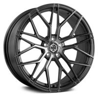 China 18inch Flow forged rims super light Black Polished for sale
