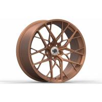 China HRW FORGED passenger car wheels monoblock rims for sale