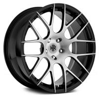 China Aluminum Forging Black Alloy Wheels 5 Holes Rim for sale
