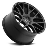 China Aluminum Forging Black Alloy Wheels 5 Holes Rim for sale