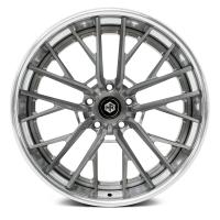 China Forged aluminum rims passenger car 2 piece wheels for sale