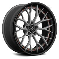 China Forged aluminum rims passenger car 2 piece wheels for sale