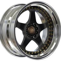 China Custom 3 piece forged wheels 17