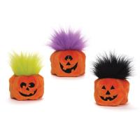 China Orange Halloween Pumpkin Stuffed Plush Toy 30cm Soft PP Cotton for Promotions for sale