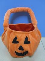 China 30cm Purple Halloween Plush Stuffed Toy Gift Bag for Party 12inch for sale