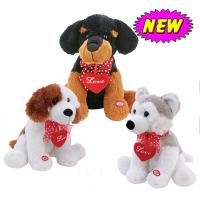 China 30cm Soft Plush Teddy Bear with Flower Heart Stuffed Toy CE EN71 ASTM F963 for sale