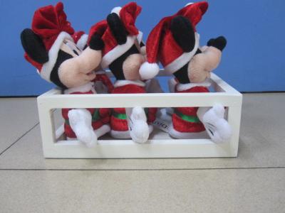 China 10cm Disney Soft Toy Set in Tray OEM Custom Logo SGS Certified for Christmas Party for sale