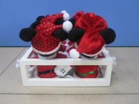 China 10cm Disney Soft Toy Set in Tray OEM Custom Logo SGS Certified for Christmas Party for sale