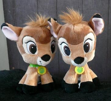 China Yellow 8 Inch Disney Plush Toy Big Head Bambi Stuffed Animal 20cm Soft Plush CE EN71 for sale