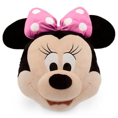 China 16 Inch Disney Mickey Mouse Minnie Mouse Plush Cushion Pillow Set Eco-Friendly Soft Toy for sale