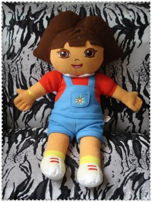 China Custom Dora Explorer Plush Toy 45cm Soft Stuffed Doll CE EN71 ASTM for sale