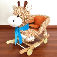 China Eco Friendly Plush Elephant Baby Rocking Chair Toy 60x33x55cm with Music SGS ITS Certified for sale