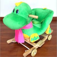 China Eco Friendly Plush Elephant Baby Rocking Chair Toy 60x33x55cm with Music SGS ITS Certified for sale