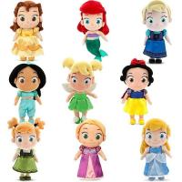 China Custom Disney Princess Stuffed Plush Toys 12 inch Soft Fabric for Collection OEM for sale