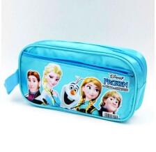 China Frozen Ana Elsa Cartoon Plush Pencil Case Pouch 20x10x8cm OEM Custom Logo for sale