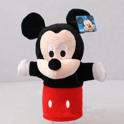 China Disney Mickey Mouse Minnie Mouse Plush Hand Puppets 30cm Soft Plush Toys for Promotion Gifts OEM for sale