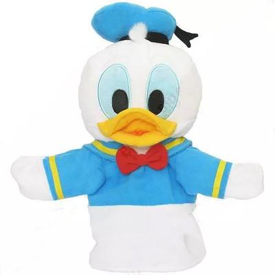 China 12 Inch Disney Donald Duck Plush Finger Puppet Custom Logo Super Soft 30cm for sale