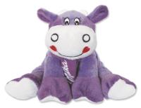 China Custom 25cm Purple Milka Cow Plush Toy Soft Stuffed Animal for Kids Gifts for sale