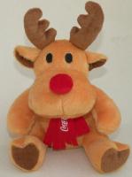 China Custom Plush Moose Reindeer Stuffed Toy 20cm OEM Christmas Promotion for sale