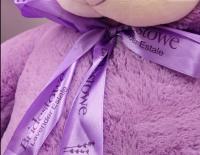 China Purple 100cm Large Teddy Bear Jumbo Stuffed Animal Plush Toy OEM Custom Logo for sale